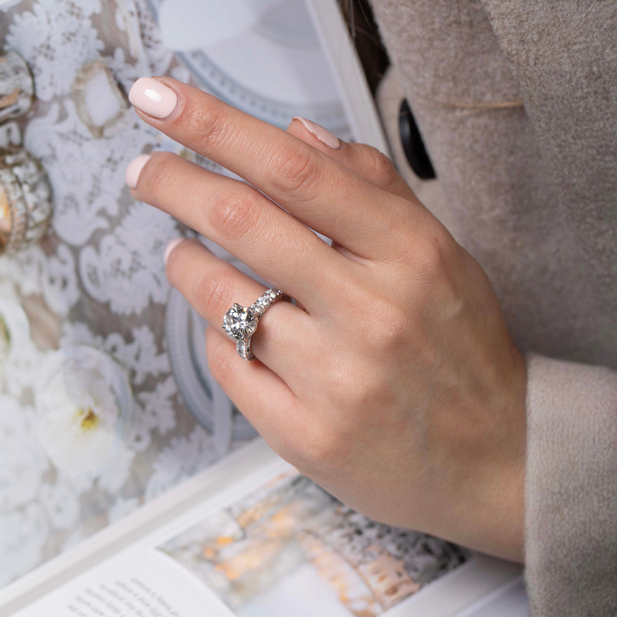 Cathedral Filigree Engagement Ring – Kilani Jewellery Inc. | Kilani ...