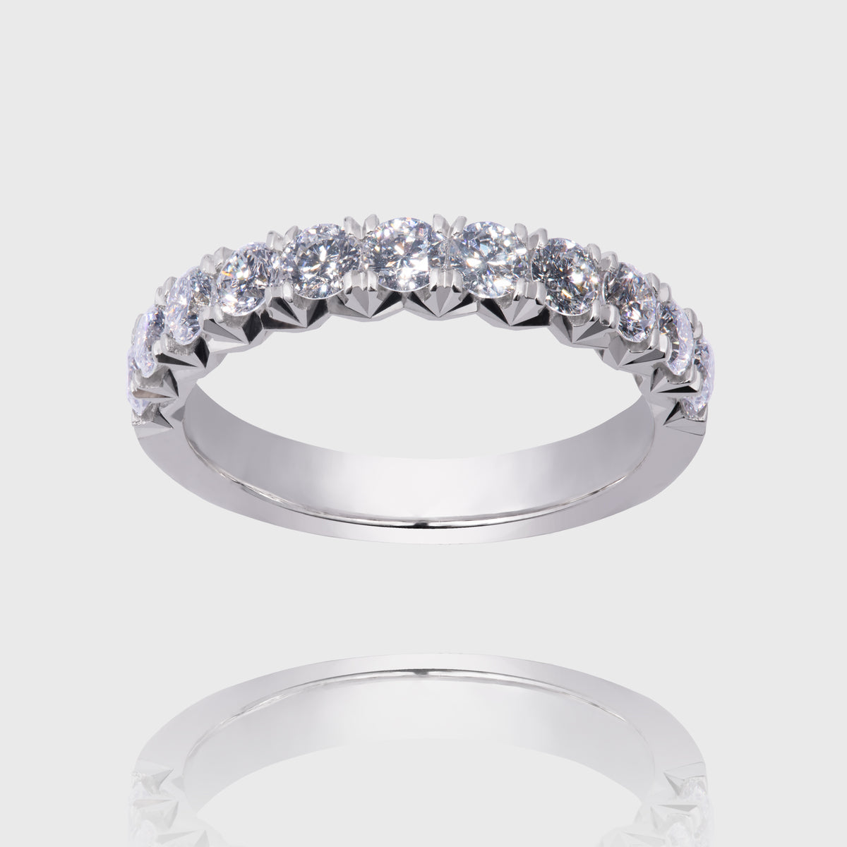 18K Gold Fishtail Diamond Band Ring – Kilani Jewellery Inc. | Kilani ...